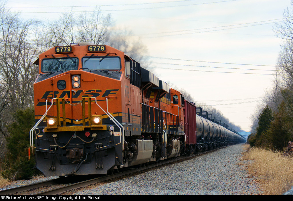 BNSF 6779 CSX Train K041 Crude Oil Empties